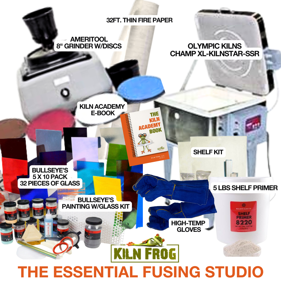 Olympic Silver Bundle 2 (Champ XL & 8" Universal Grinder) | Kiln Frog